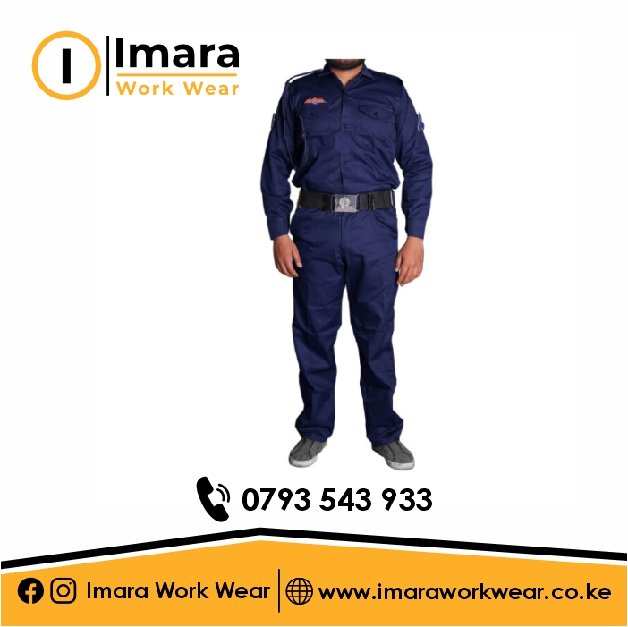 Navy Blue Security Guard Uniform - Imara Work Wear