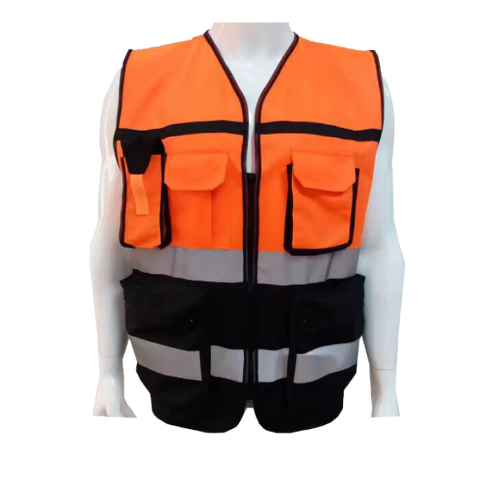 Executive Orange Reflector Vest - Imara Work Wear
